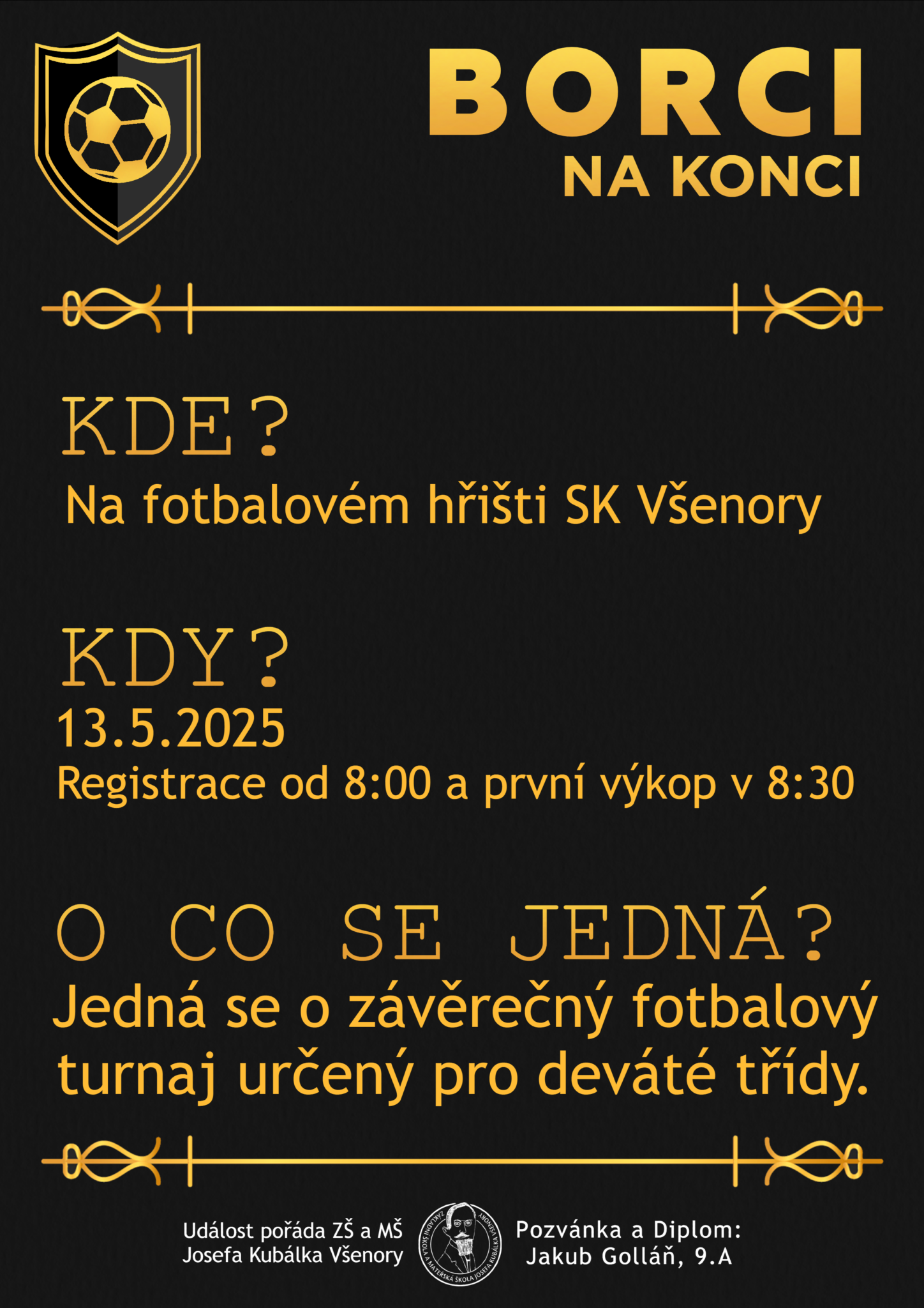 BORCI NA KONCI – Základní škola Josefa Kubálka Všenory